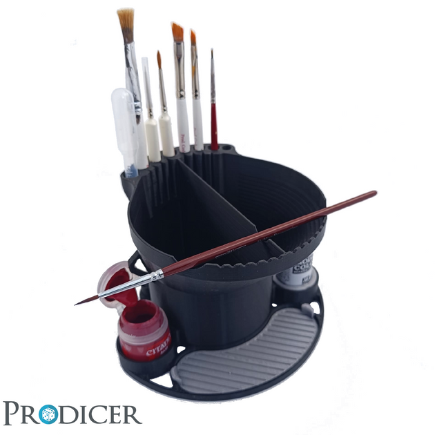 Water Pro Pot V2 - multifunctional painting cup, brush and paint pot ...